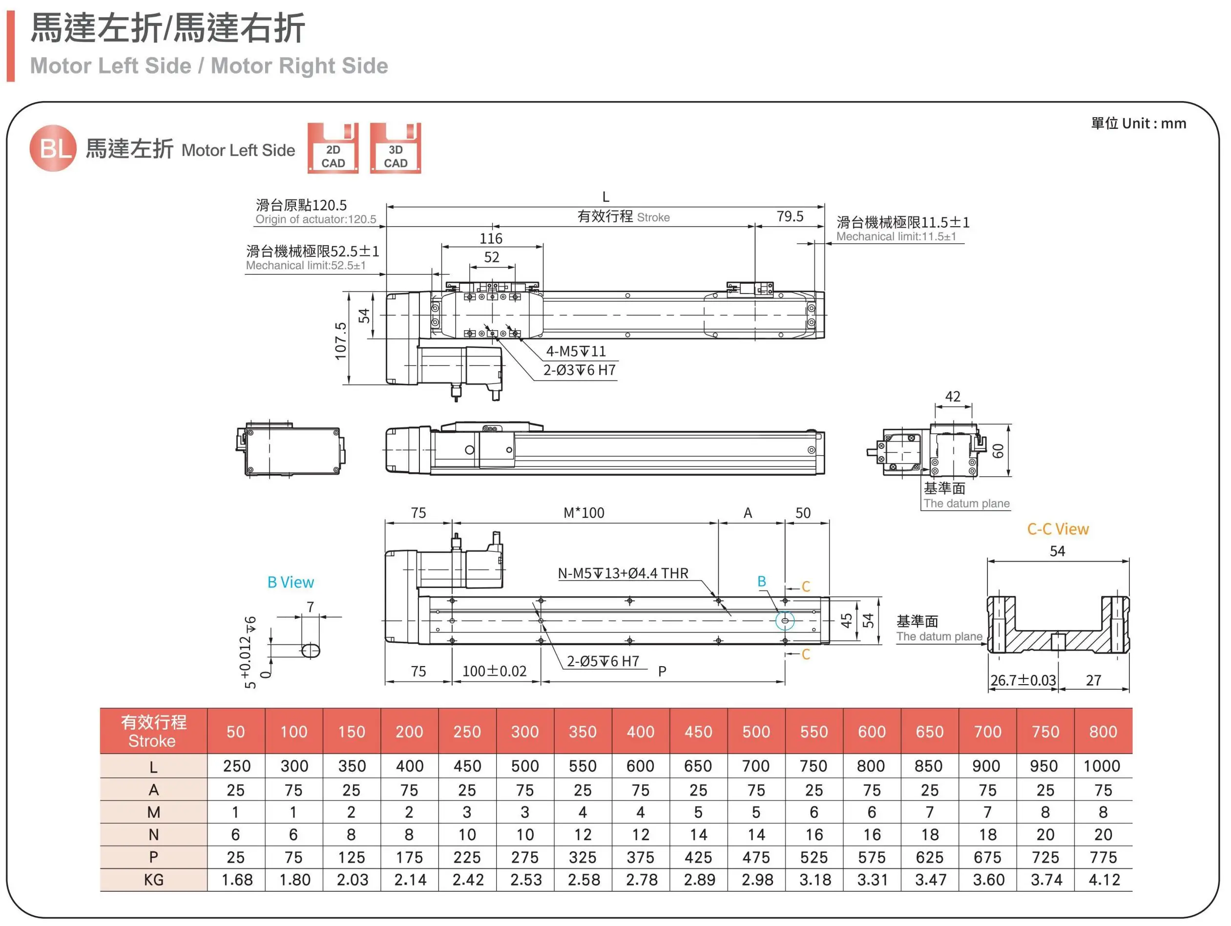 CTH5 Linear Module - Precision CNC Slide Table Solutions