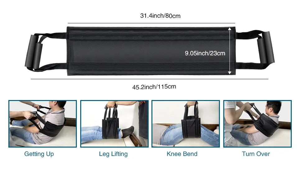 Elderly Gait Belt Transfer Sling Wrist Application Lifting Aids for ...