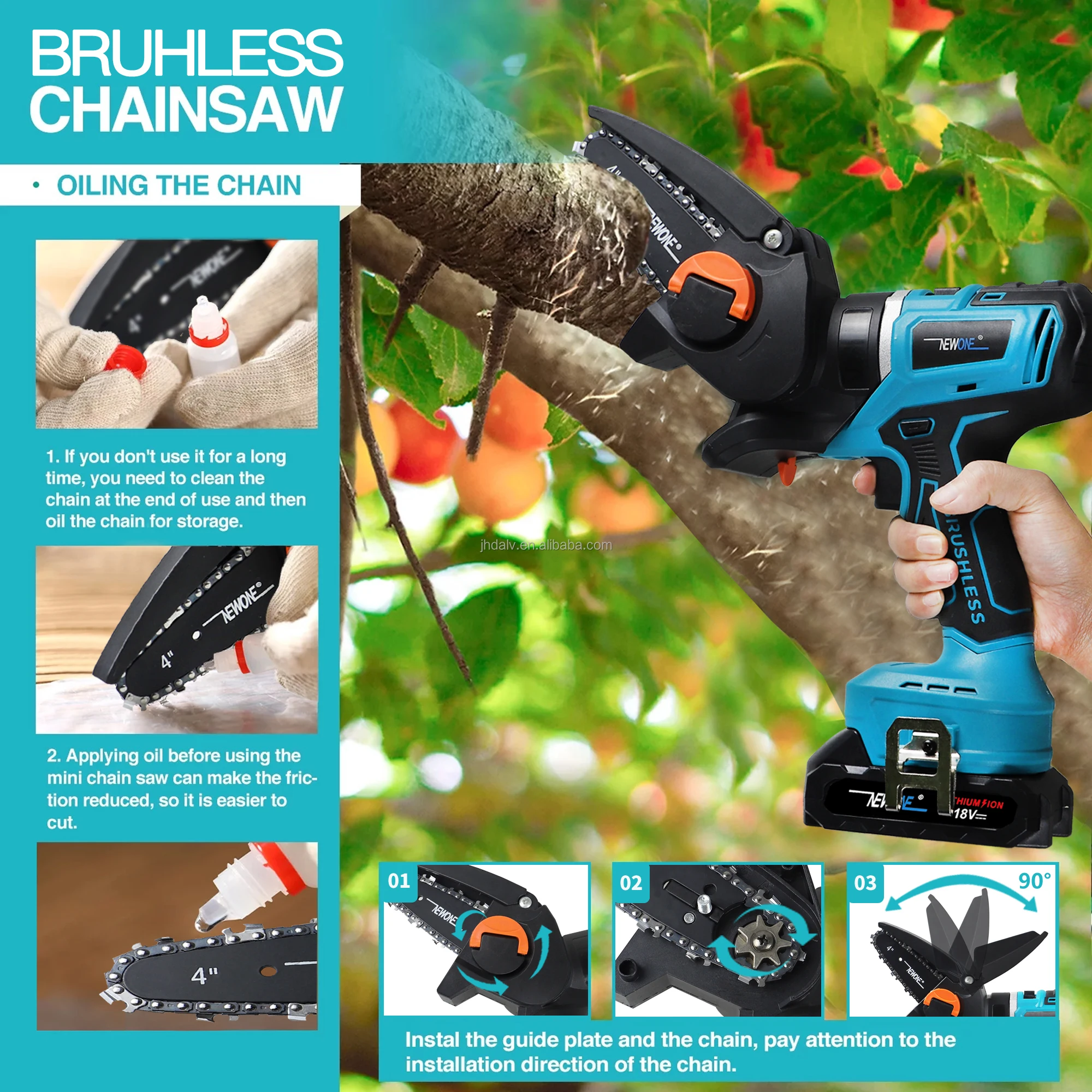 20V Brushless Impact Wrench - Versatile Tool Kit for 18V Makite
