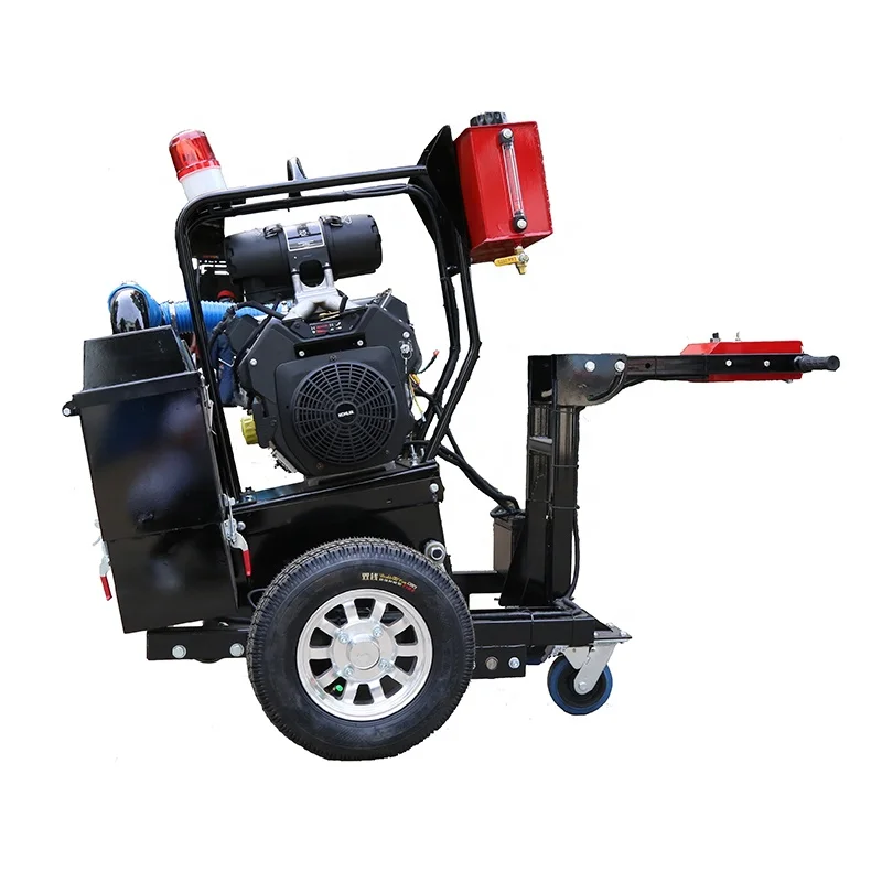 Heavy-Duty Asphalt Road Grooving Machine Dust Removal Concrete Cutter ...