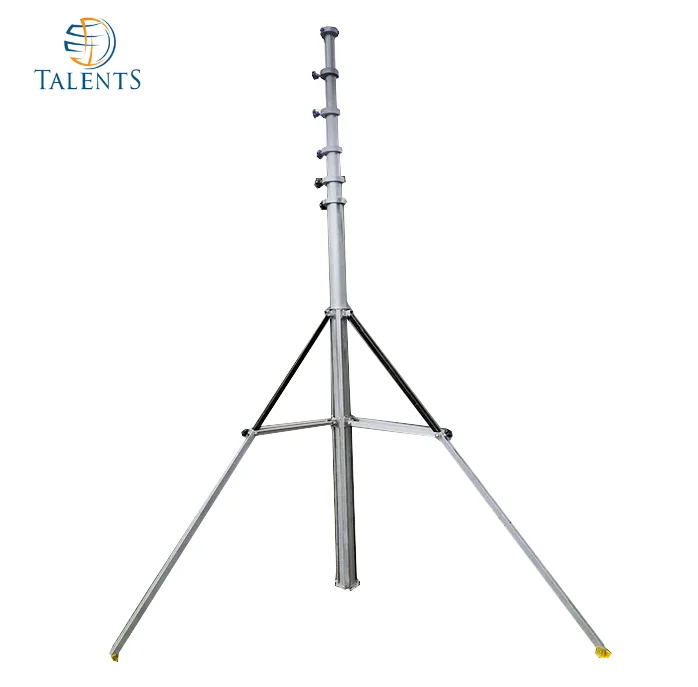 Foldable Telescopic Mast - 10m Yagi Antennas for Telecommunication
