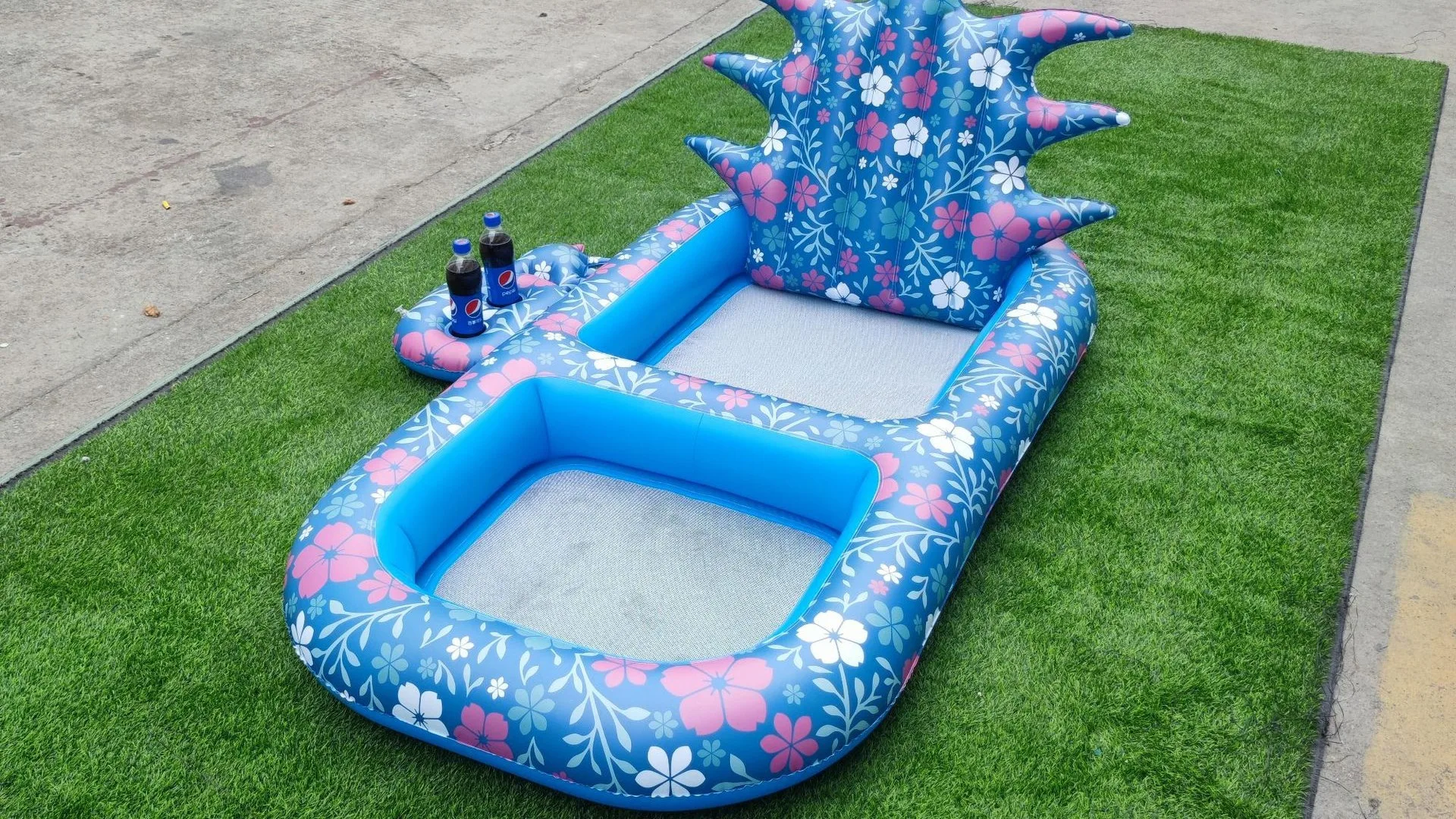 Floating Inflatable Large Pool Party Barge Outdoor P-ong Table For ...