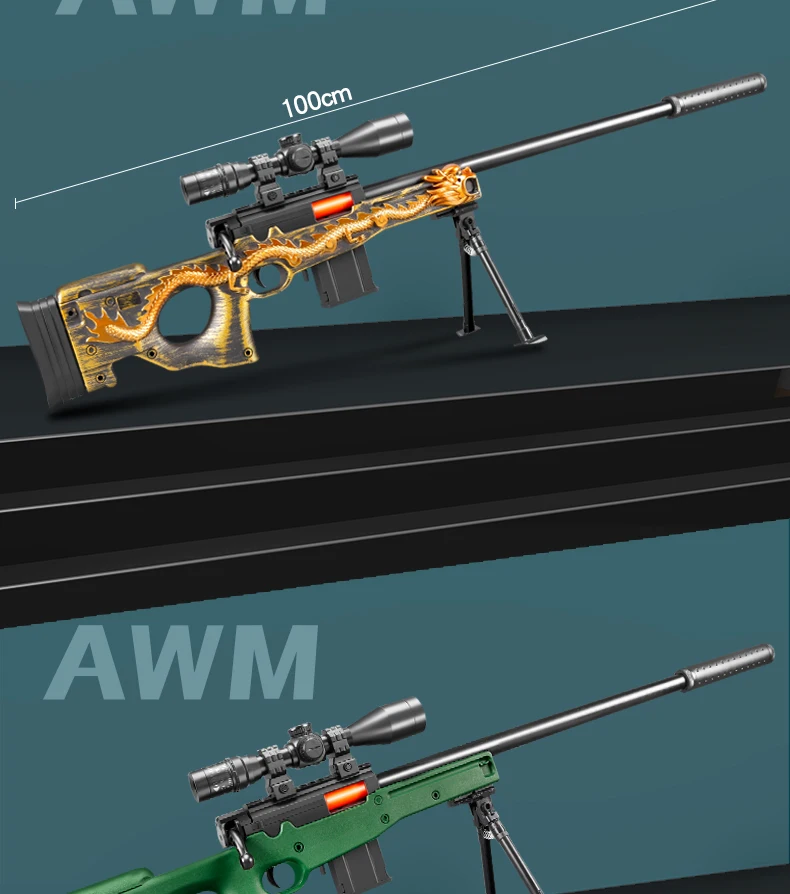 Hot Sell 100cm Awm Projectile Soft Gun Toy - Buy Awm 98k Gun,Gun Toys ...