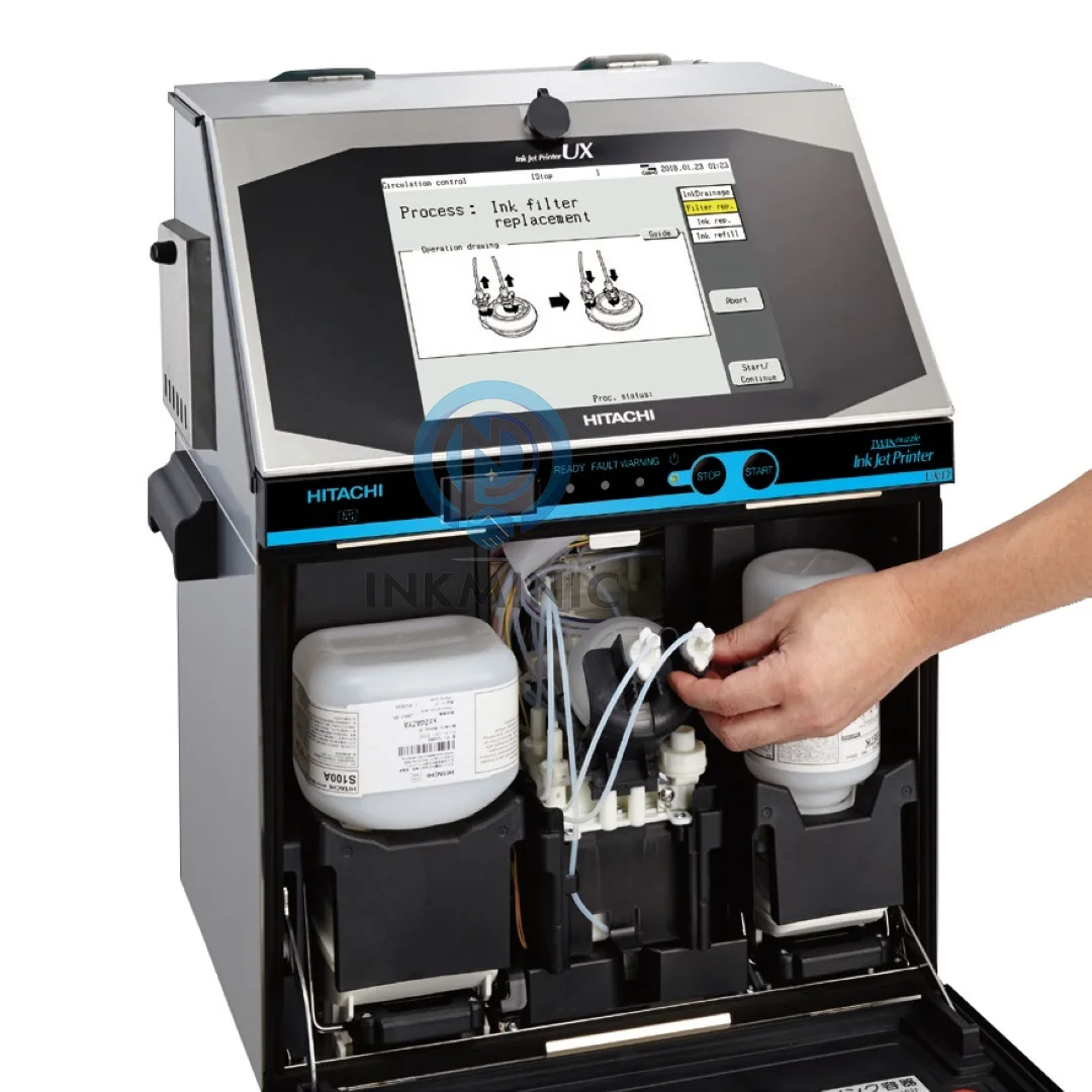 HITACHI RX UX CIJ Inkjet Printers - High Speed & Reliable