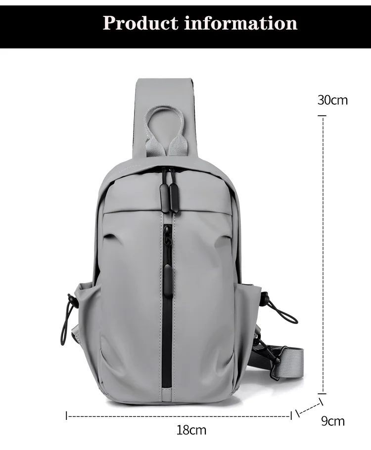 Men's Nylon Waterproof Belt Sling Bag Fashion Running Phone Holder ...