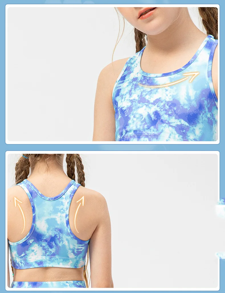 Hot Selling Children's Sports Printed Yoga Girls Fitness Dance Training ...