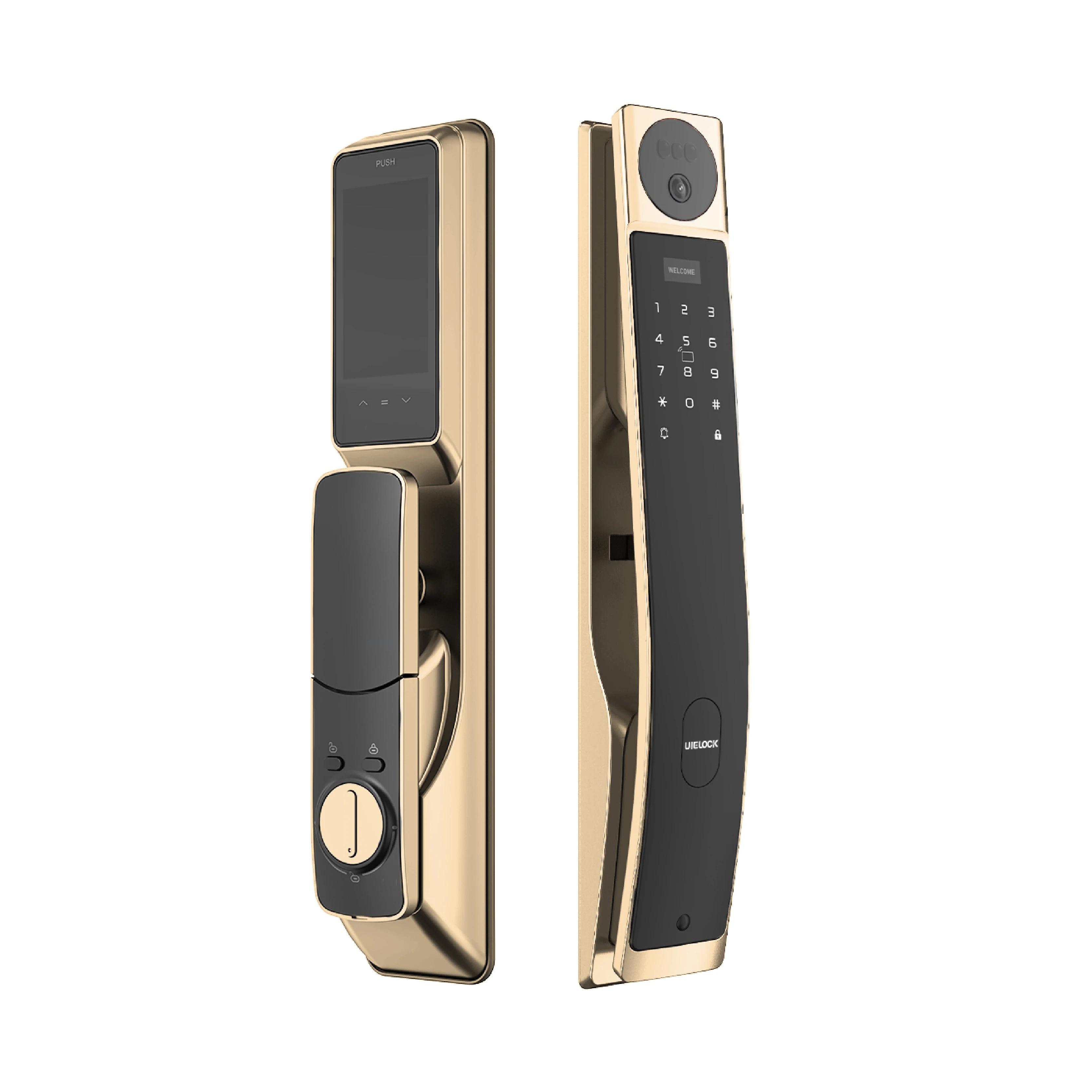 Uielock Automatic 3d Face Recognition Fingerprint Electronic Smart Door