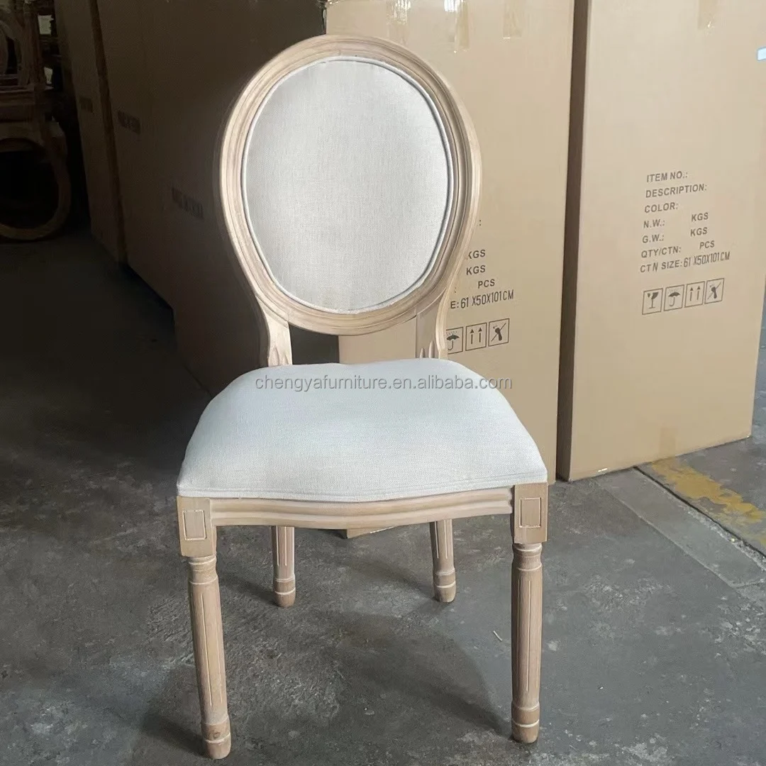 Stackable Wood Event French Dining King Louis Chair Wedding - Buy ...