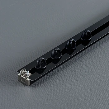 Recessed Wall Sliding Curtain Track Ceiling Installation Single Rail ...