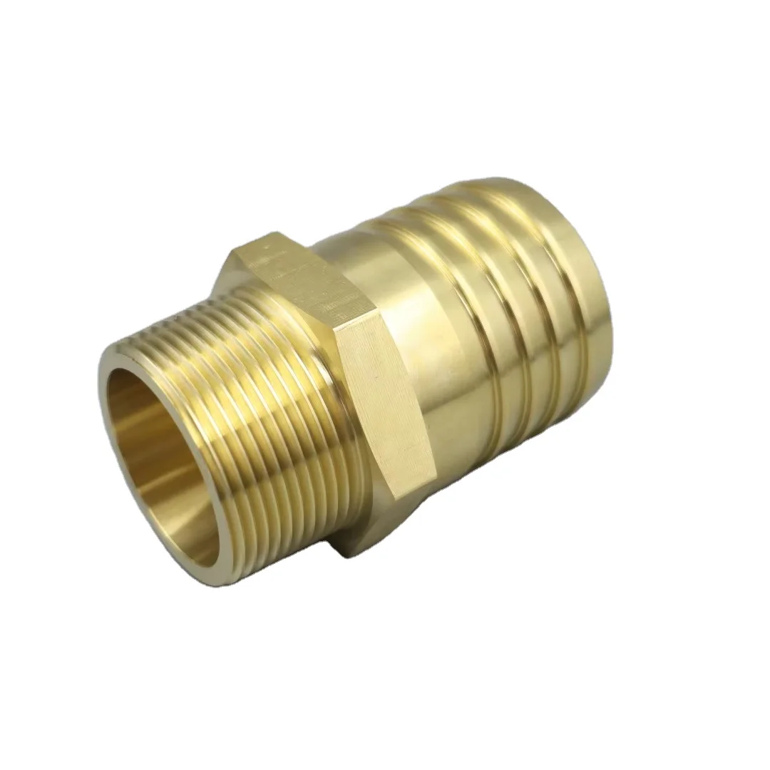 High Quality Brass Npt External Thread Hose Barb Coupling - Buy Garden ...