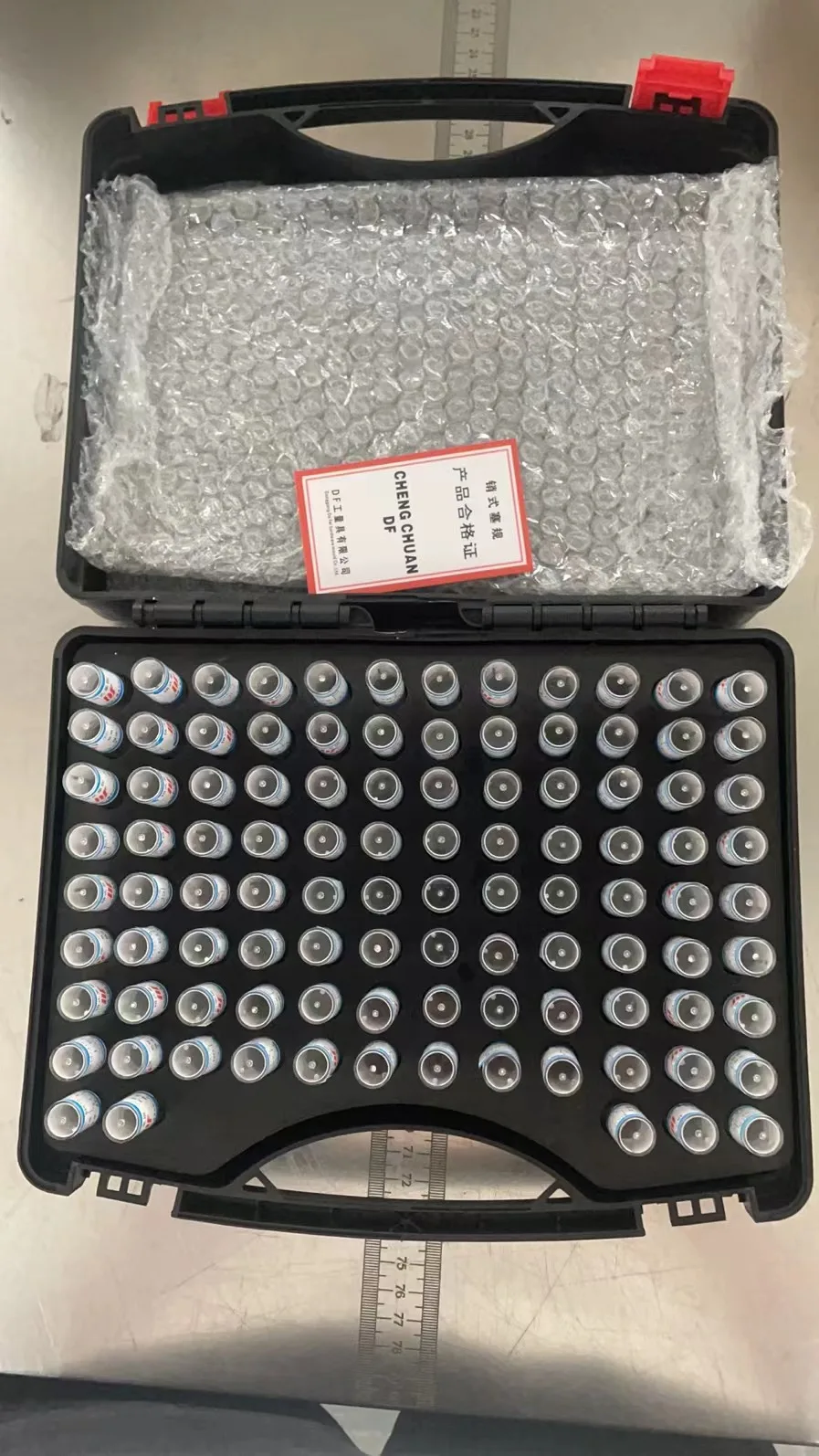 Best Quality Bearing Steel Gcr15 Pin Gage Pin Gauge Set 1.00-2.00mm (interval 0.01mm 101pcs) Pin ...