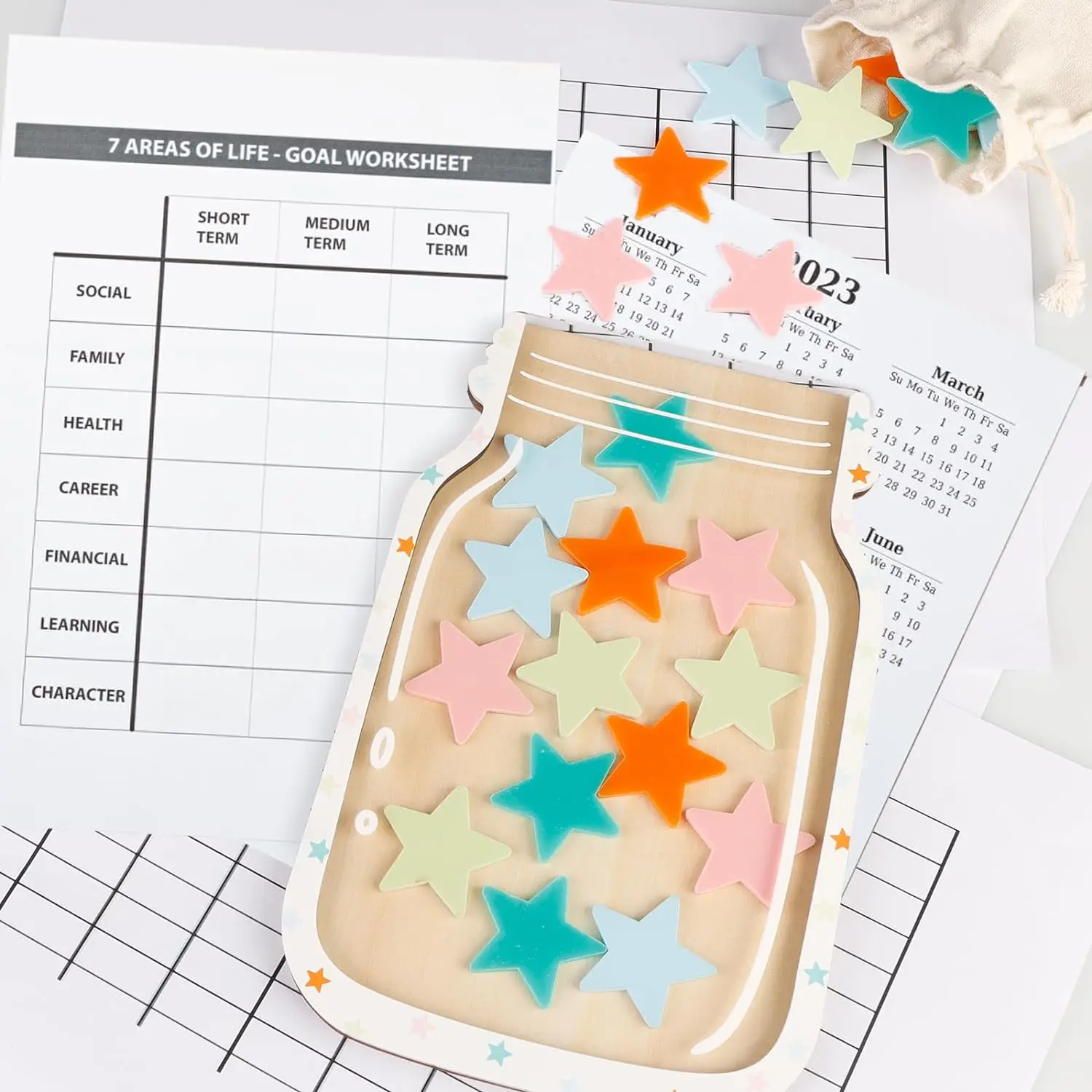 Potty Training Chart Chore Chart Stars Reward Jar Classroom Reward Jars ...