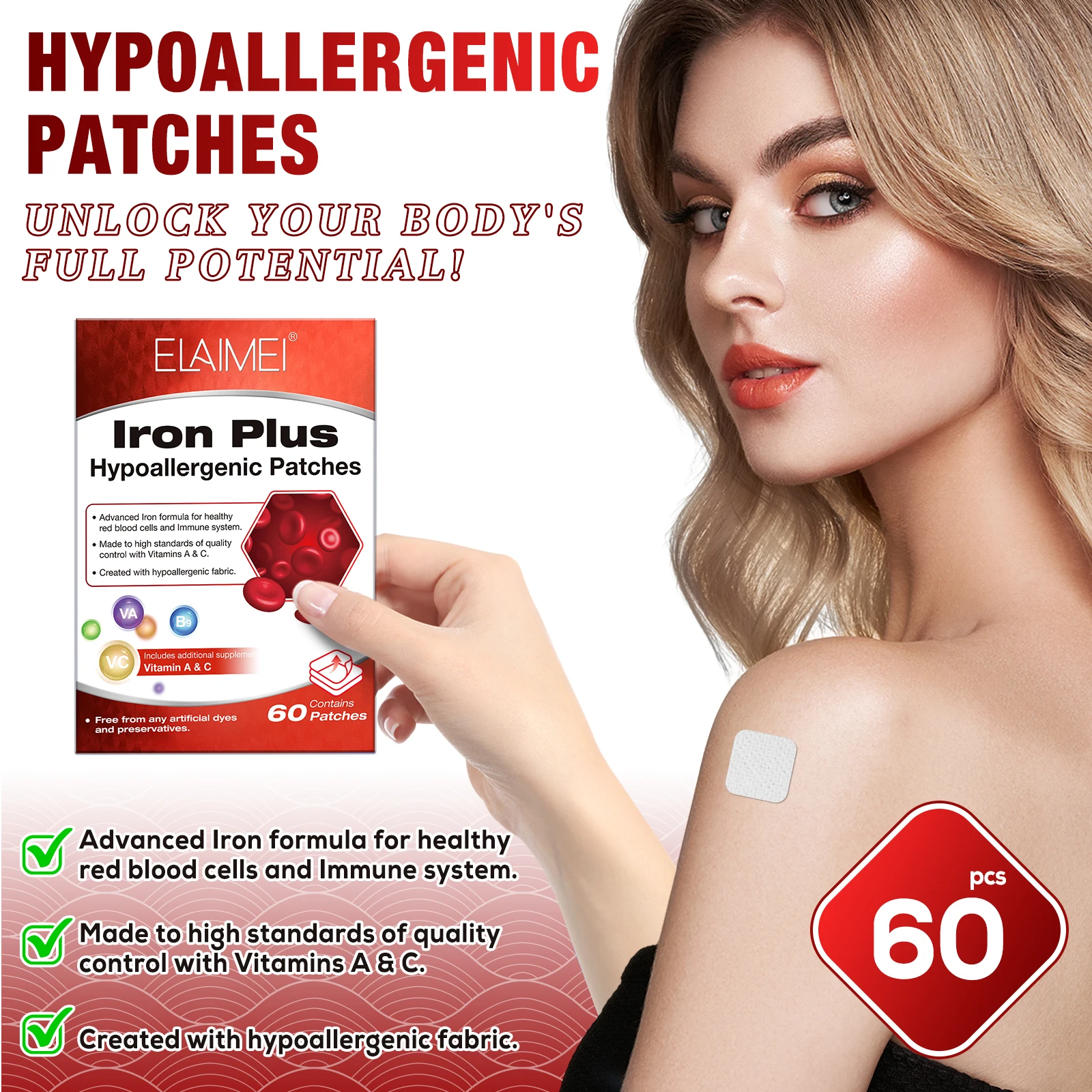 Elaimei Boosting Immune System Prevent Anemia Hypoallergenic Vitamin A ...