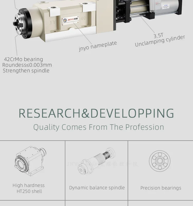 Xt40-2-e Jnyo Boring Milling Bt40 Spindle With Automatic Tool Change ...