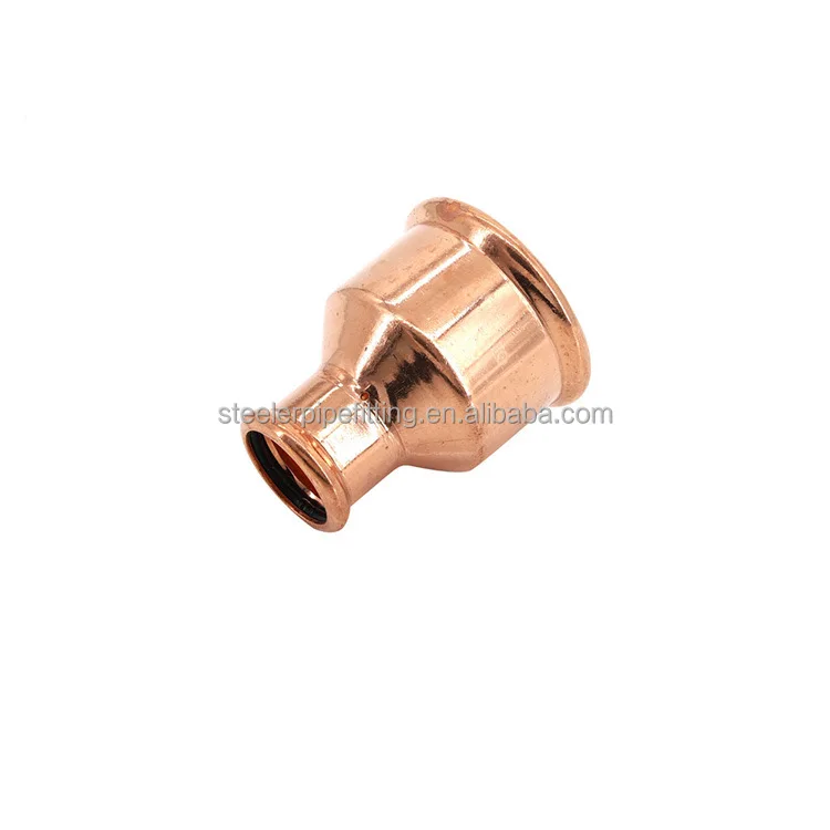 Press Fitting Copper Sanitary Reducer Straight Through Pipe - Buy ...
