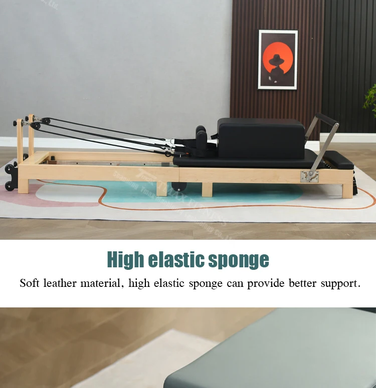 Tmax Commercial Use High Quality Maple Wood Foldable Reformer Pilates ...