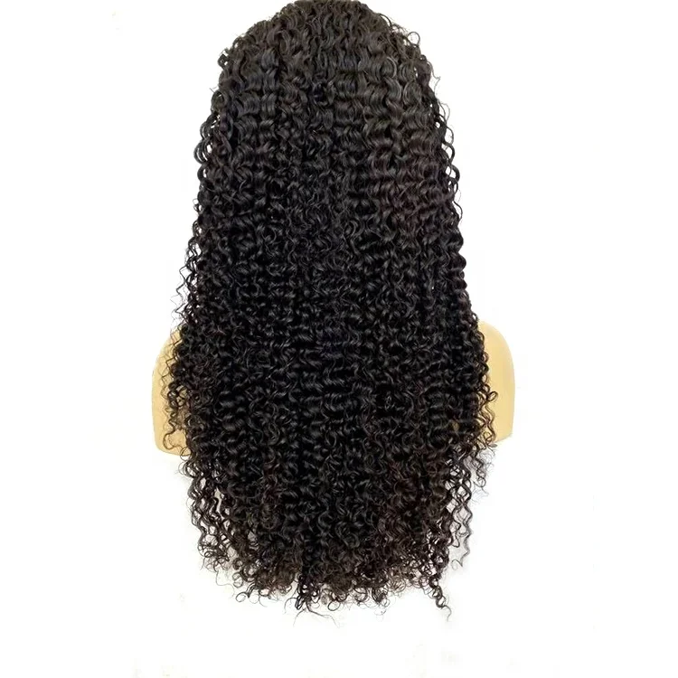 200% Long and Full 3c 4a Afro Kinky Curl 100% Human Hair Wigs