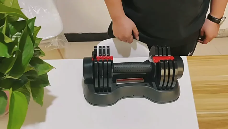 Adjustable Dumbbell 10/20/30/40kg Gym Fitness Dumbbell Beginner Muscle ...