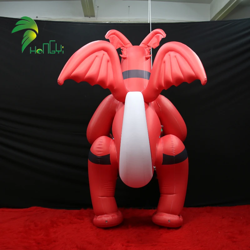 Hot Selling Inflatable Red Dragon Suit - Squeaky Fun!