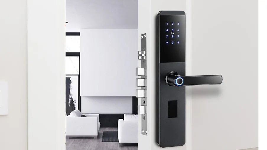 Smartek E902f 6068 Keyless Entry Fingerprint Password Rfid Card Key ...