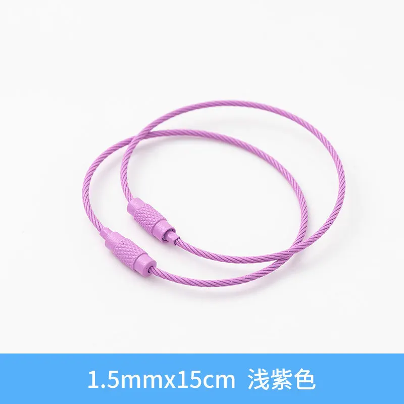 Stainless Steel Wire Holder Loops - Durable Key Chains