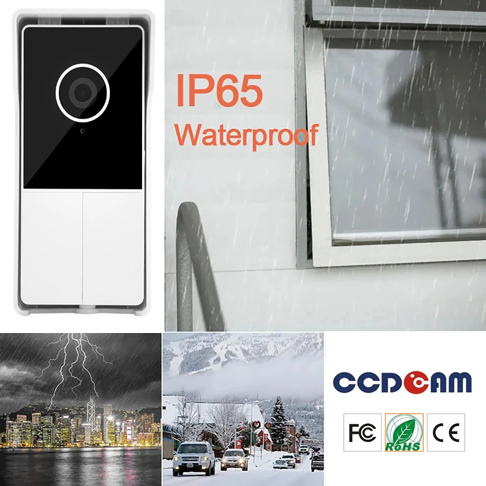 Custom Door Bell Casing Intercom System Wireless Intercom Doorbell With ...