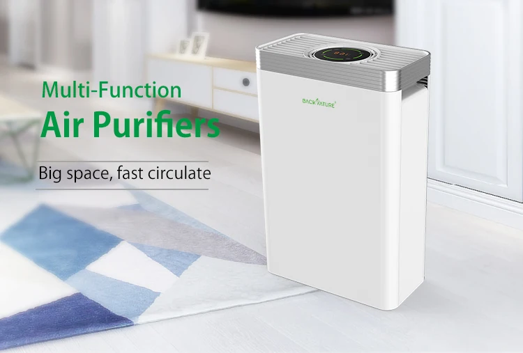 Quiet & Efficient Portable Air Purifier - Backnature KJ210F-142