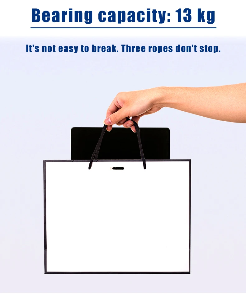 Luxury Matte Black Paper Bags - Perfect for Business & Gifts