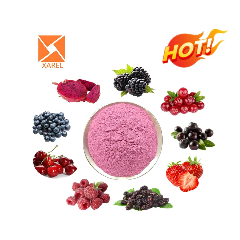 Wholesale OEM Organic Mixed Berry Powder Red Super Food Blend Powder ...