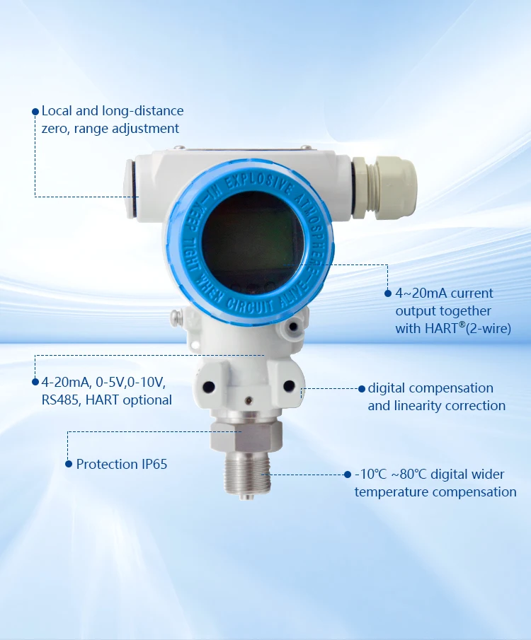 Basic Customization 2088 Pressure Transmitter 4-20ma For Oil Gas Steam Tank - Buy Basic ...