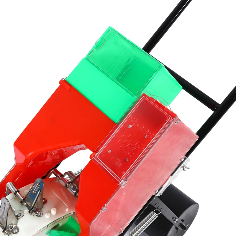 Efficient Hand Push Fertilizer Seeder for Easy Seed Planting