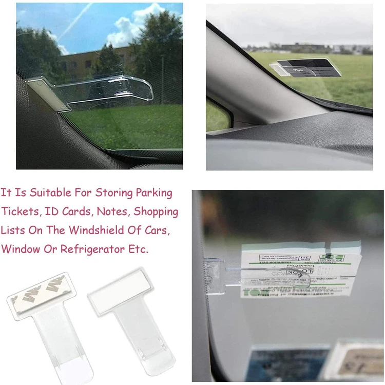 Parking Permit Holder for Car Windscreen - Plastic Pass Holders