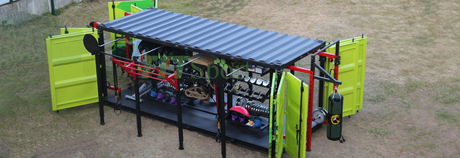 Multifunctional Modular Container Fitness Outdoor Fitness Club Outdoor ...