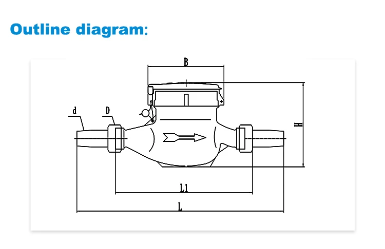 Bulk Water Meters 2 Inch Forlong Resettable Water Meter for Sale