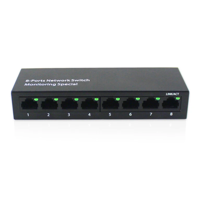 8-port 100mbps Unmanaged Ethernet Switch Box Home Network Switch For ...