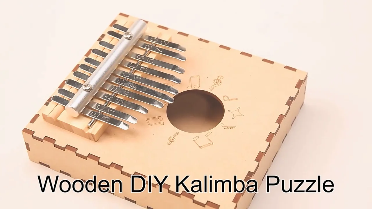 Diy Learning Kit Stem Wooden Diy Kalimba Kids Science Project For Music ...