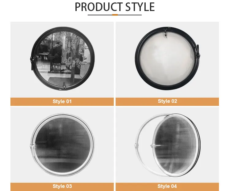 Customized Aluminum Pivot Grill Designs Circular Windows Glass Round ...