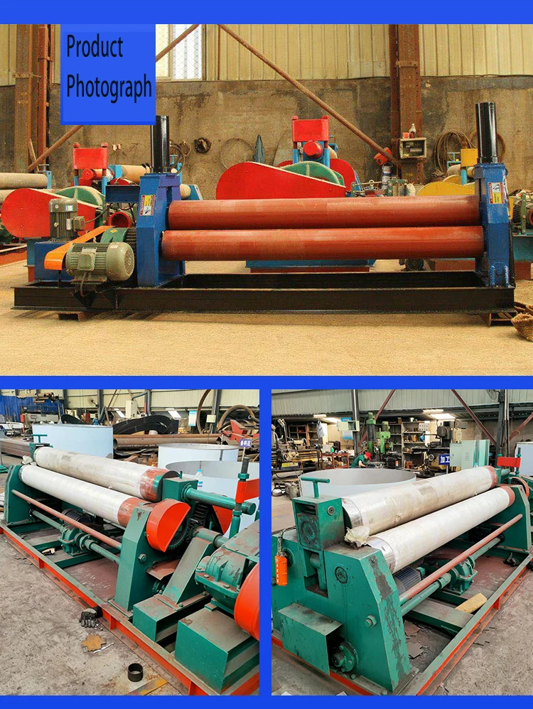 Small Iron Sheet Electric Rolling Machine,Three Roll Fully Automatic ...