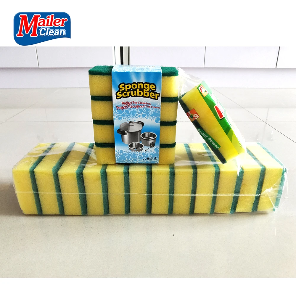 Scourer Sponge For Household Kitchen Cleaning Scouring Sponge With ...