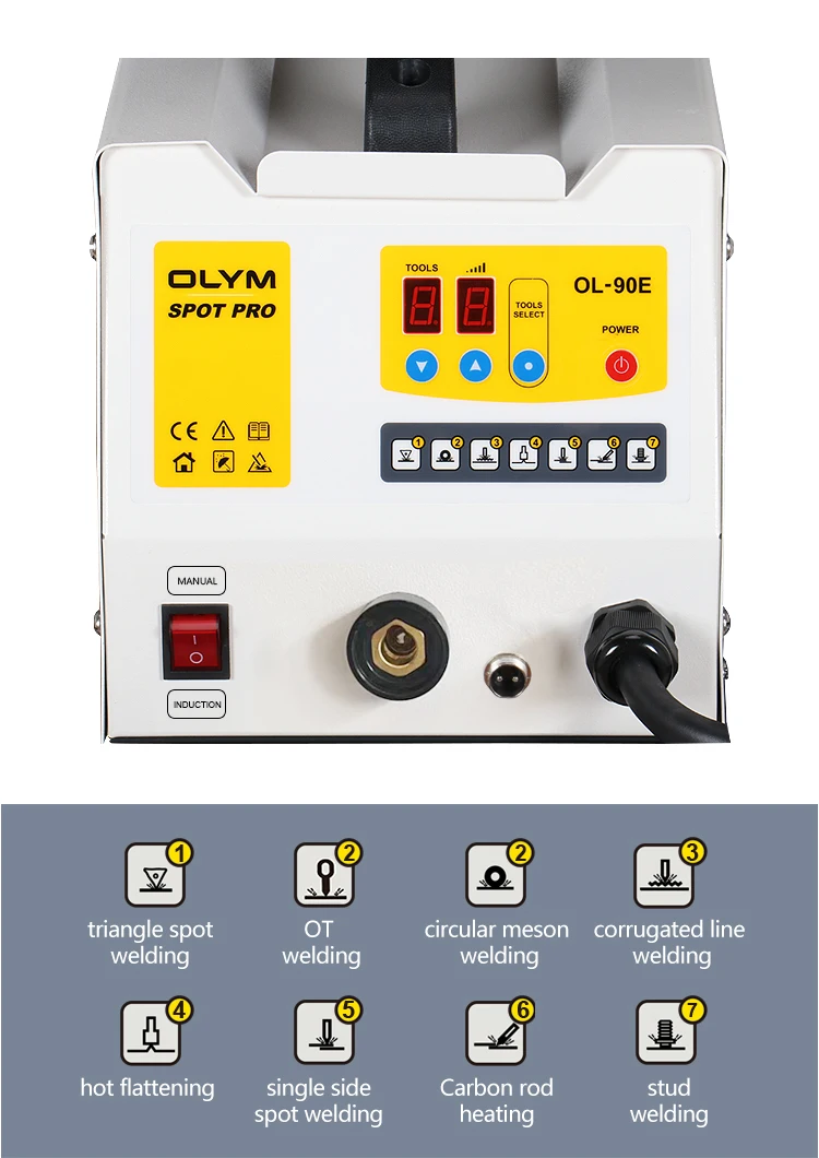 Multi Functional Car Body Repair Spotter Dent Puller Machine For Steel ...