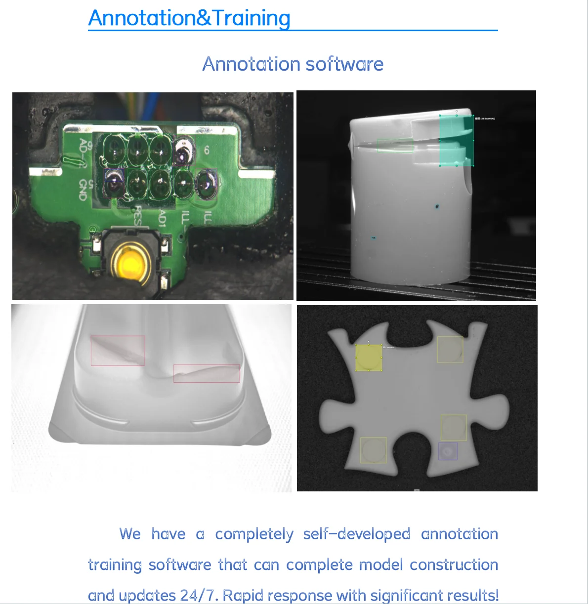 Ai Visual Deep Learning Detection Machine For Plastic Spray Head