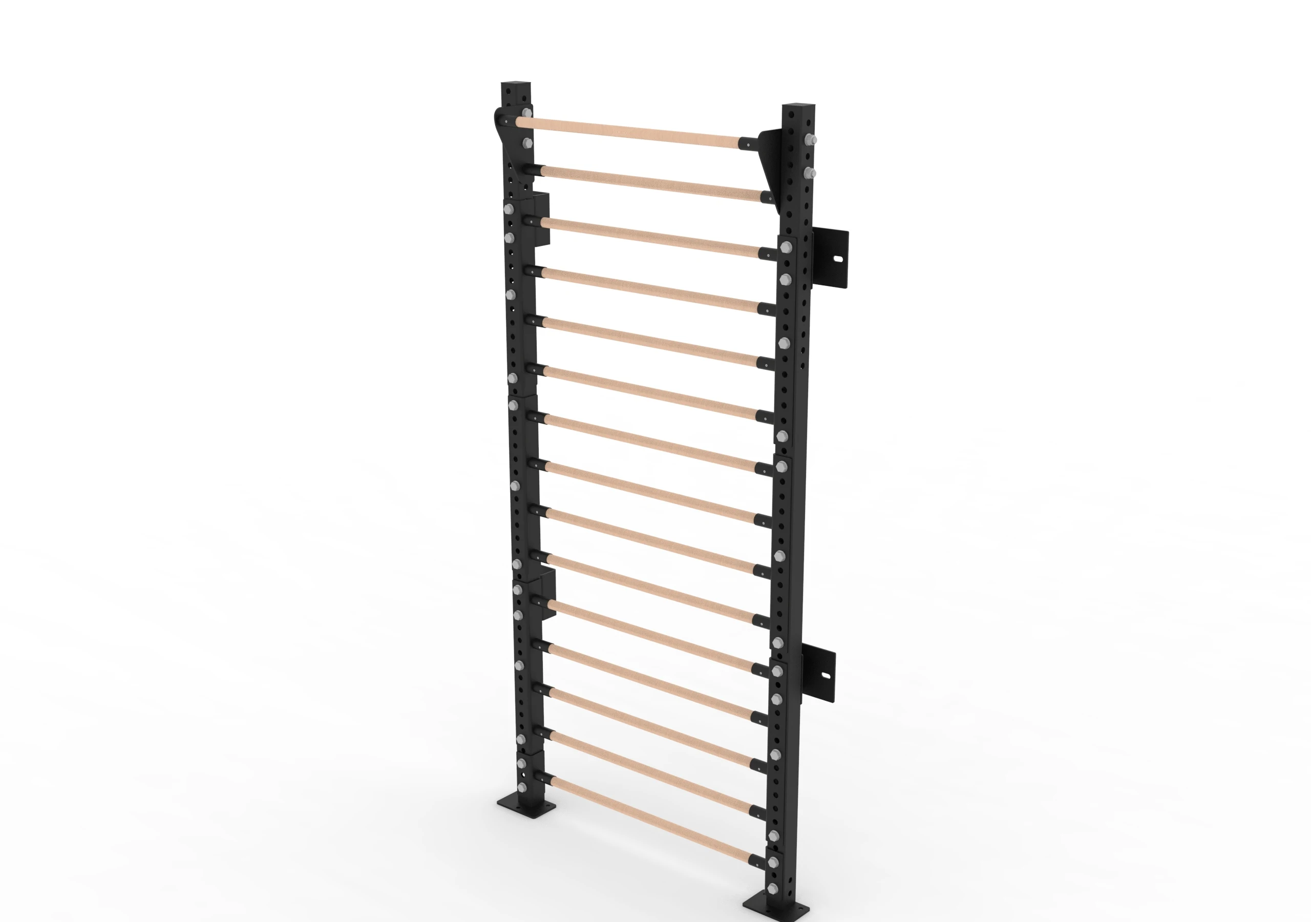 Solid Wood Stall Bar - Swedish Ladder Bar Gymnastics Wall Bar