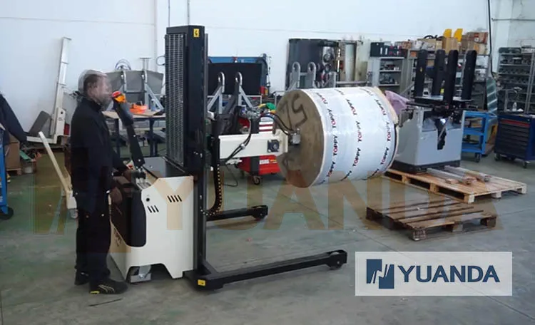 Roll Lifter Rotator - Efficiently Move Paper and Film Reels