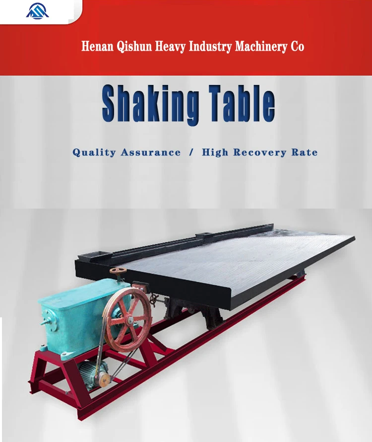 Mineral Concentrating Shaker Table Mineral Gravity Shaker Equipment - Buy Mineral Concentrating ...
