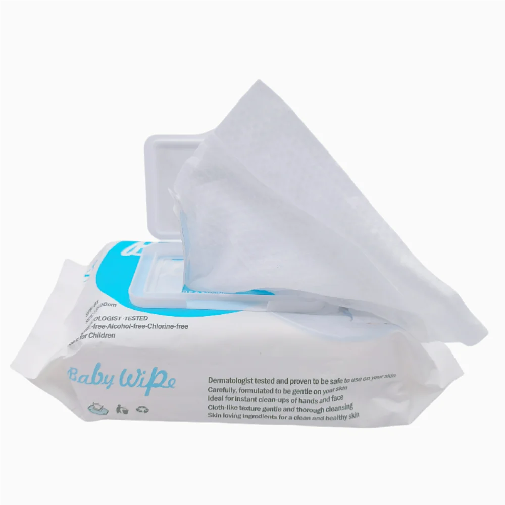 SPN Portable Eco-Friendly Bamboo Baby One-Use Disposable Wipe Easy Full ...