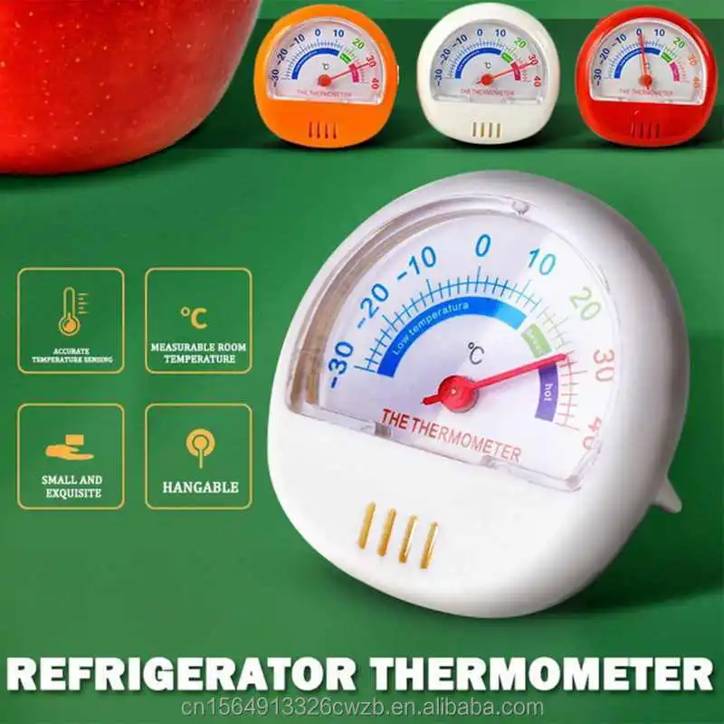 3 Colour Choice Refrigerator Thermometer Half Screen Freezer ...