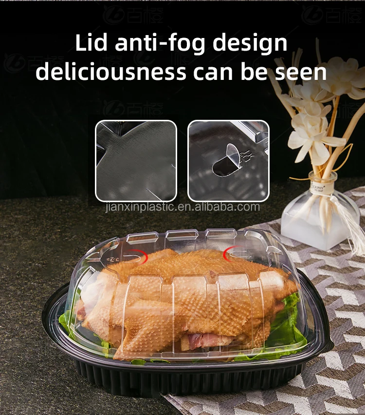 Roast Chicken Turkey Container Take Away Food Container Plastic Roast ...