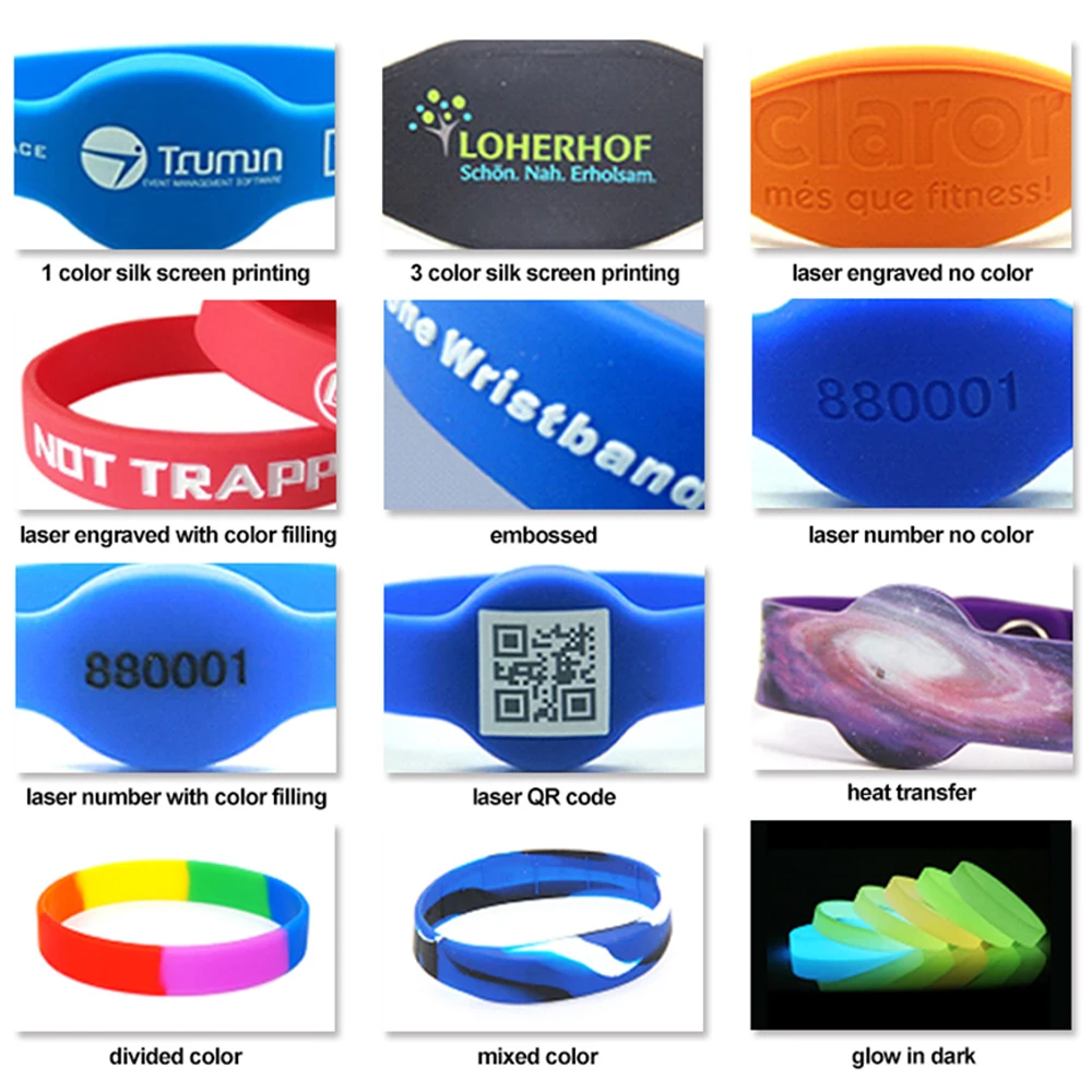 Fast Delivery RFID NFC Silicone Wristband - Patient Medical