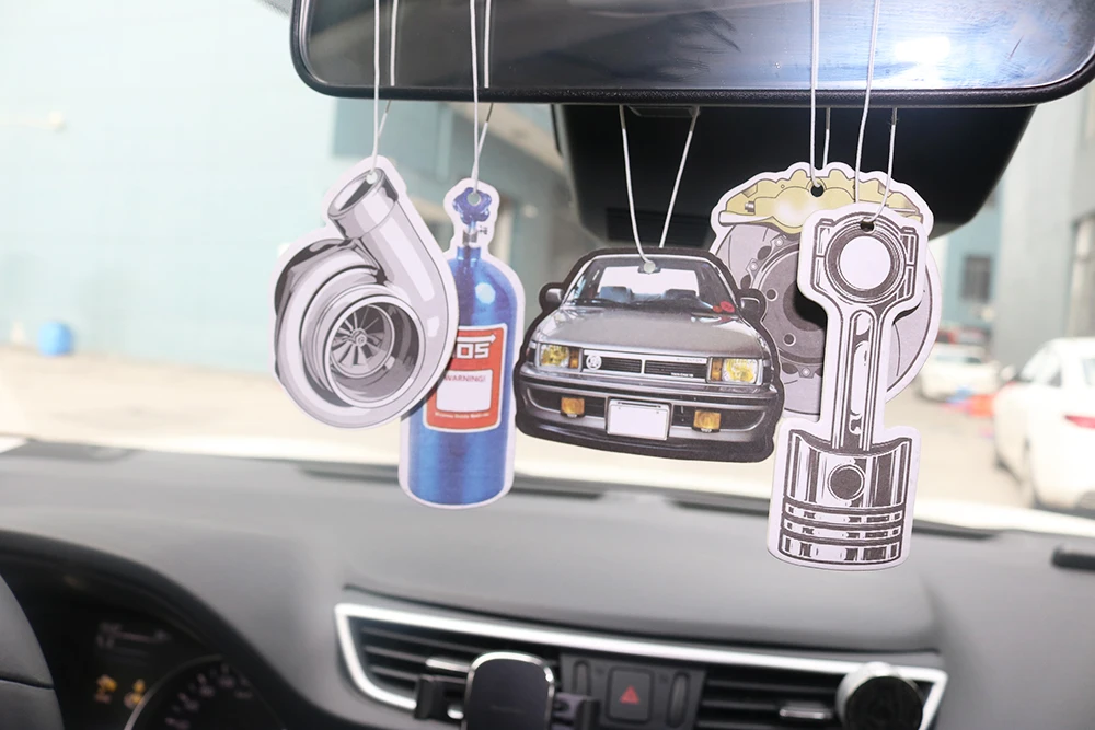 Customized Long Lasting Paper Hanging Car Air Freshener Fragrance ...