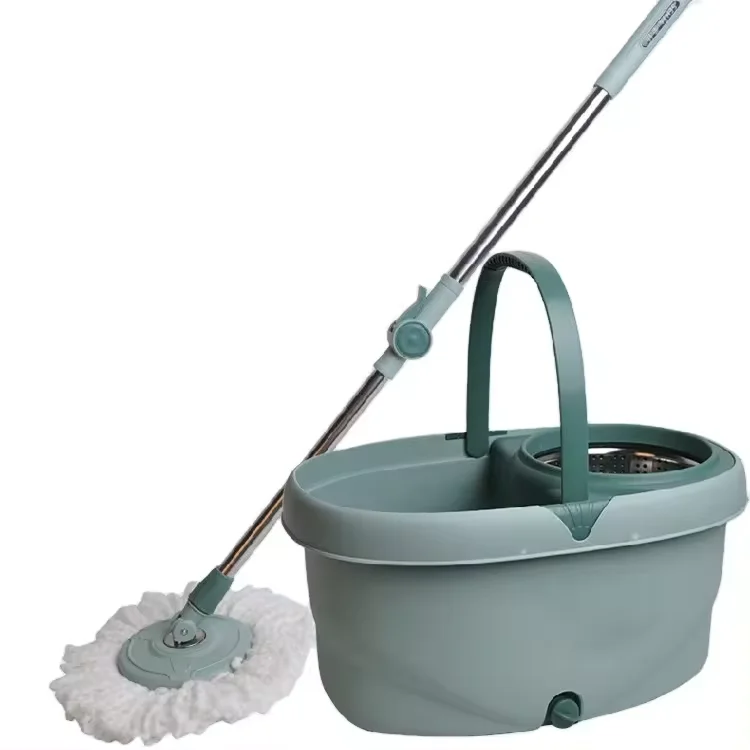 360 Degree Magic Rotary Easy Mop Single Mophead with Swivel Handle Lazy ...